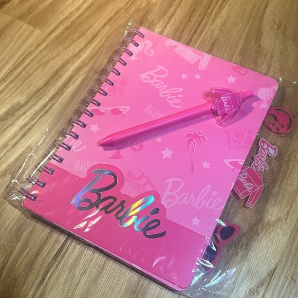Barbie | Office | Barbie Notebook And Pen Set | Poshmark
